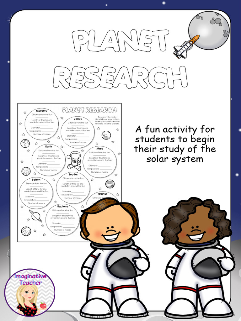 A Fun Activity For Students To Begin Their Study of The Solar System | PDF
