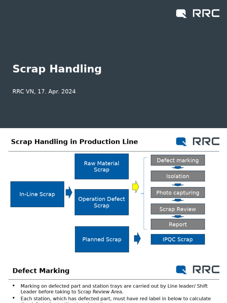 Scrap Handling | PDF