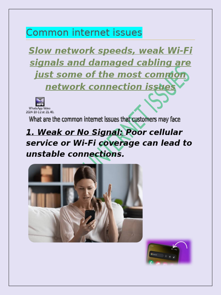 Common Internet Issues | PDF