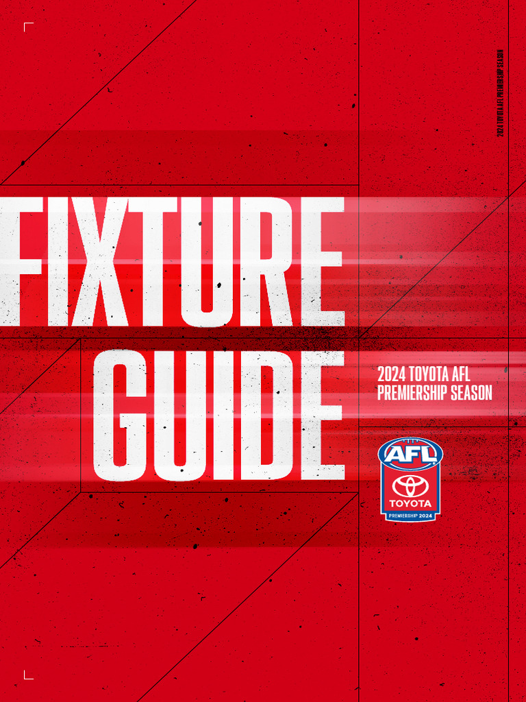 2024 Toyota AFL Premiership Season Fixture Guide | PDF