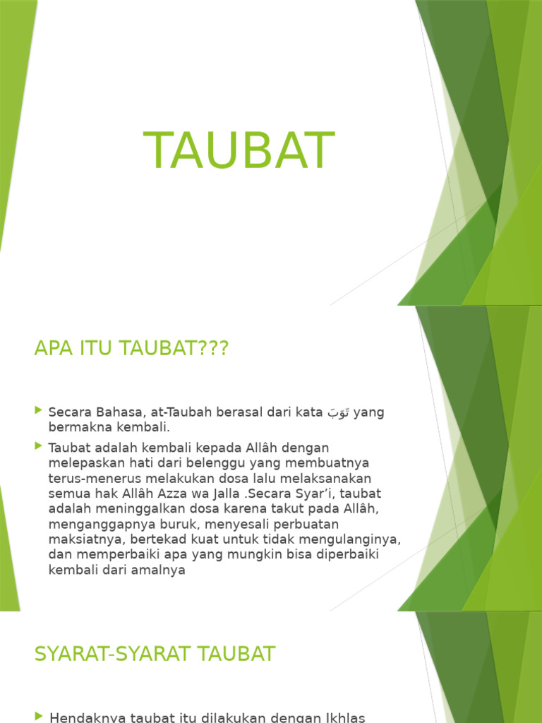 TAUBAT | PDF