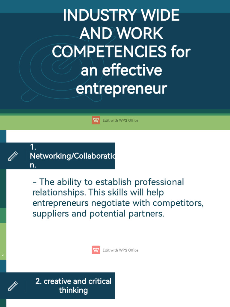 Week 2 Industry Wide Competencies - 105911 | PDF