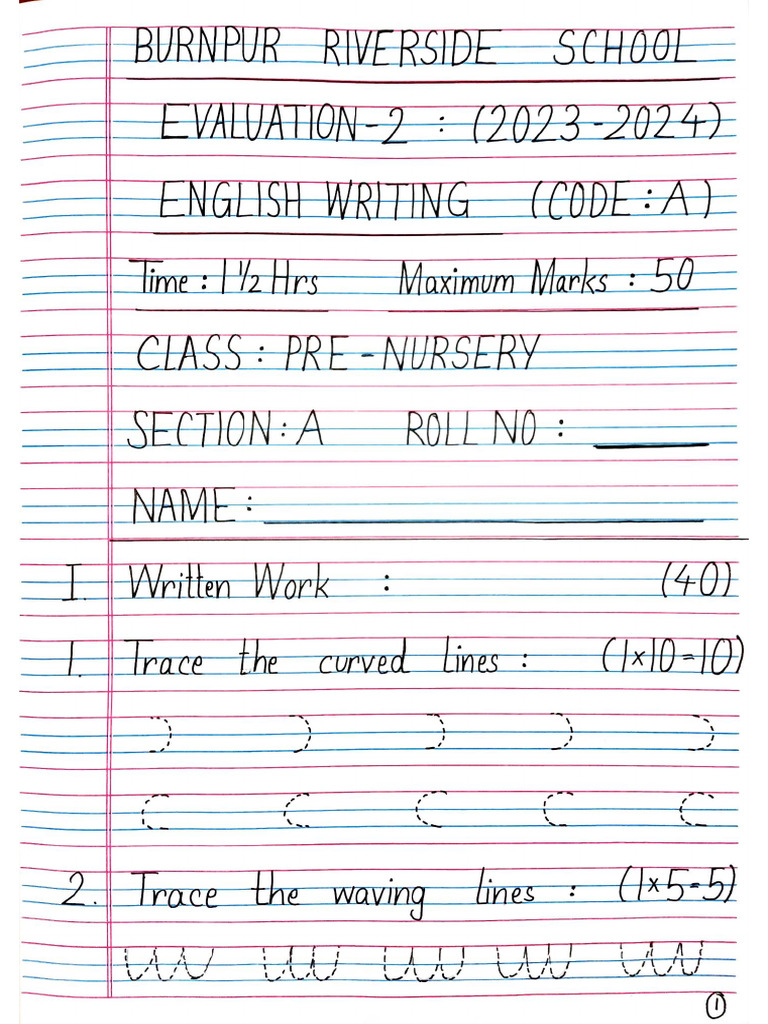 Pre Nur Set A Merged | PDF