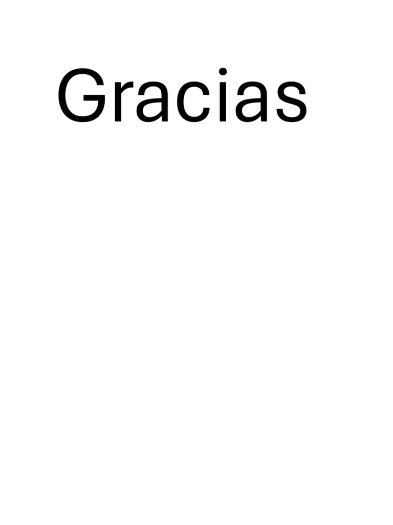 Gracias | PDF