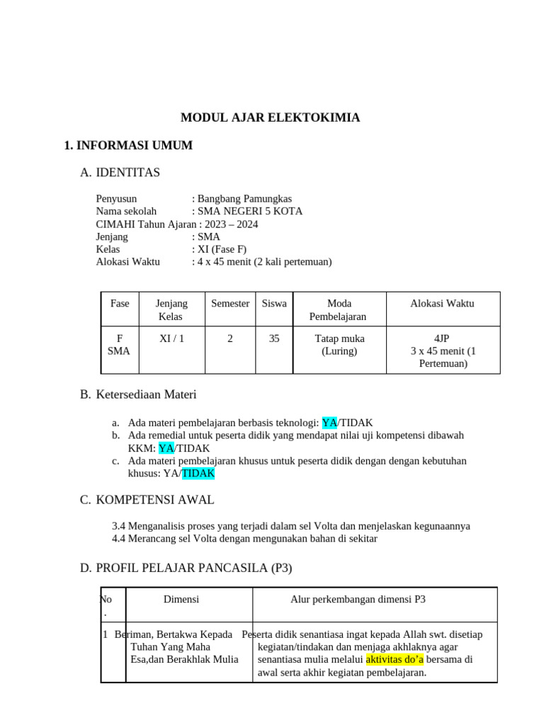 Final Modul Ajar SPK Bangbang Pamungkas | PDF