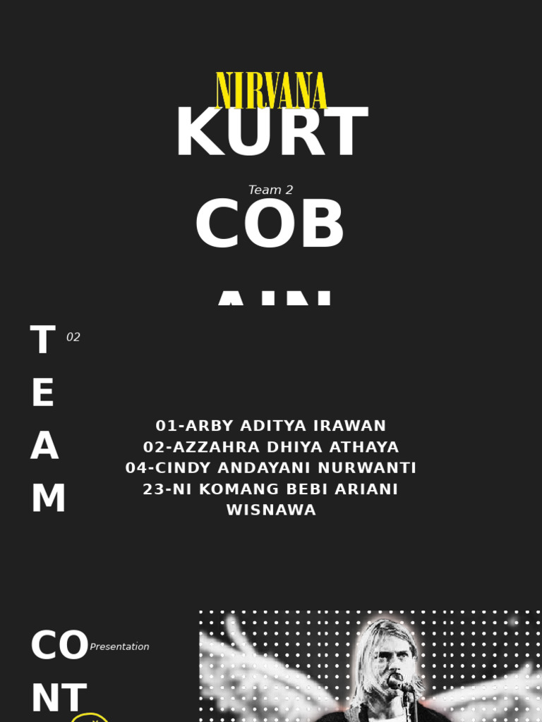 Biography Kurt Cobain | PDF