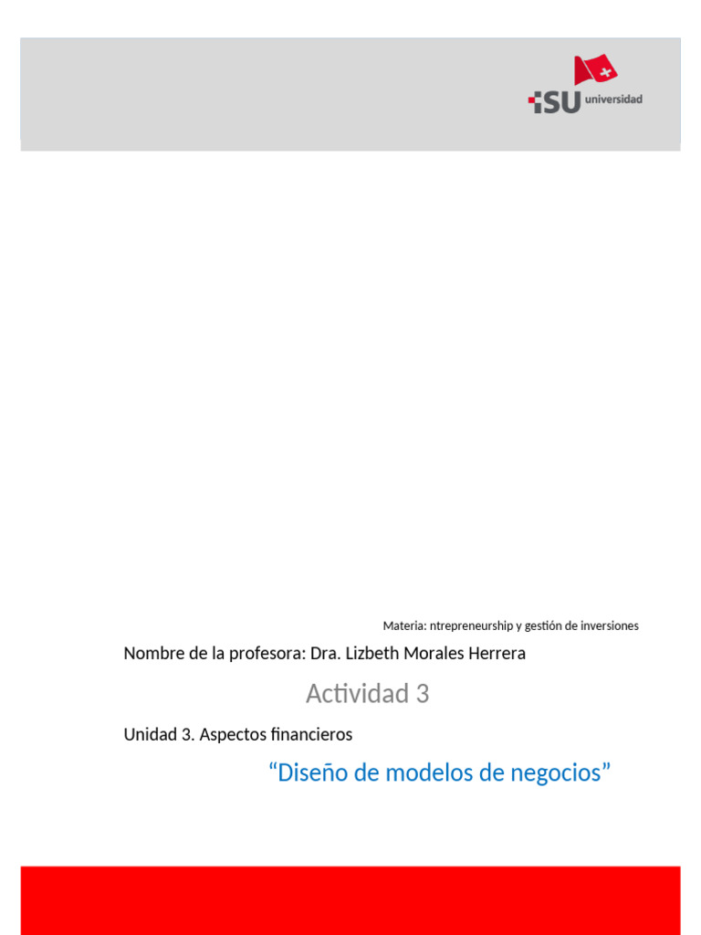 Act. 3 Diseño de Modelos de Negocios | PDF