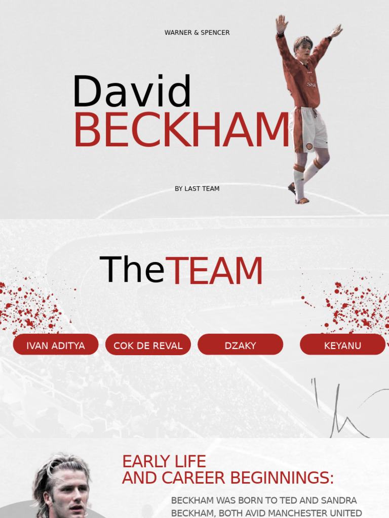 Biography Abaout David Beckham | PDF