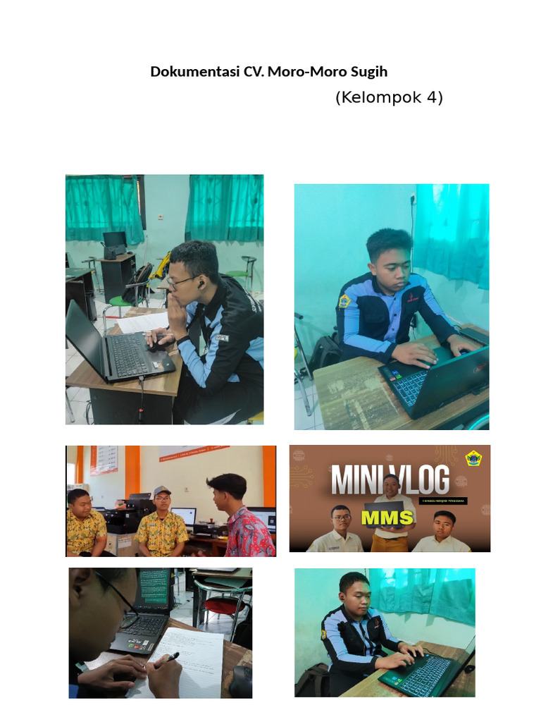 Dokumentasi CV MMS Kelompok 4 | PDF