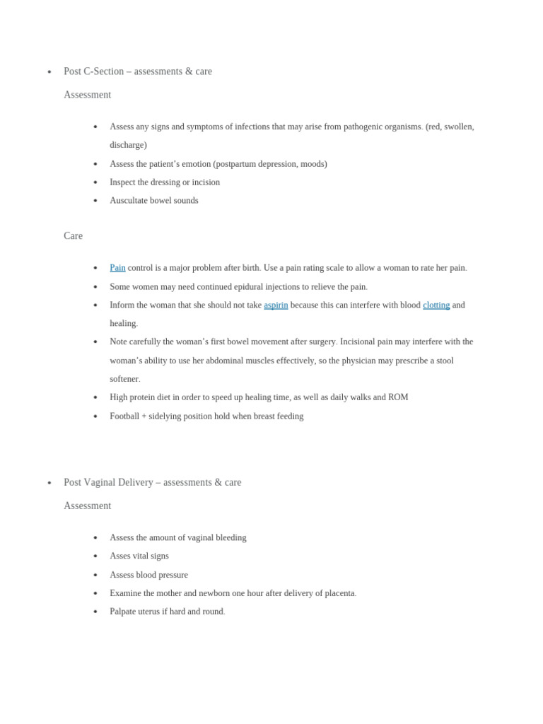 clinical week 2 cue cards | PDF