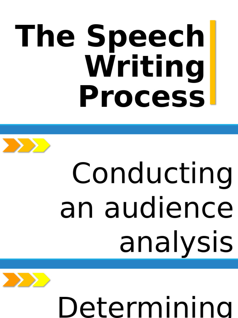 Speech Writing Process | PDF