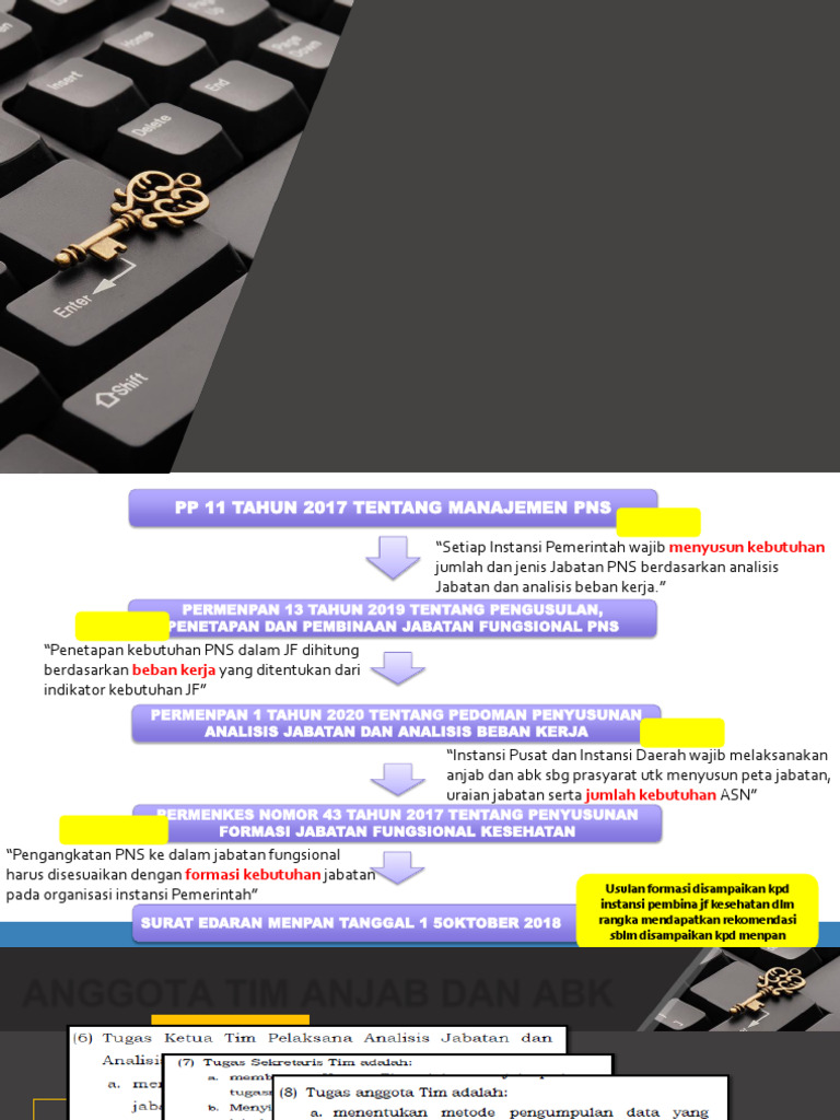 Bahan Rakor Formasi Inpassing 2020, Jateng | PDF