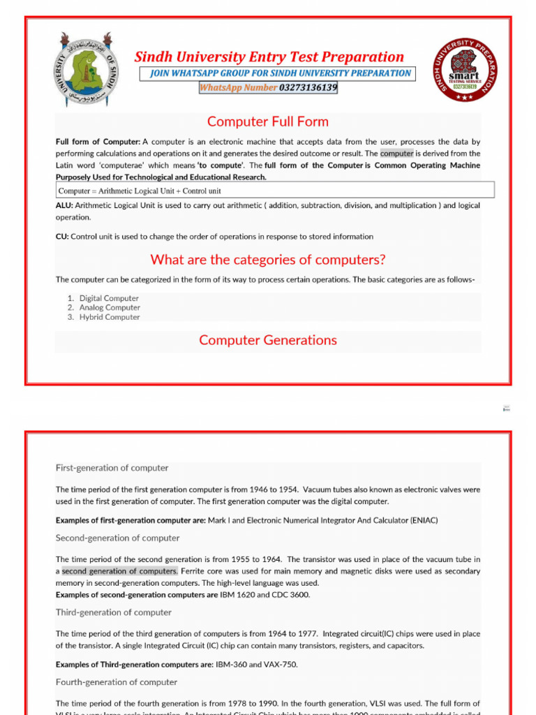 Computer Notes | PDF