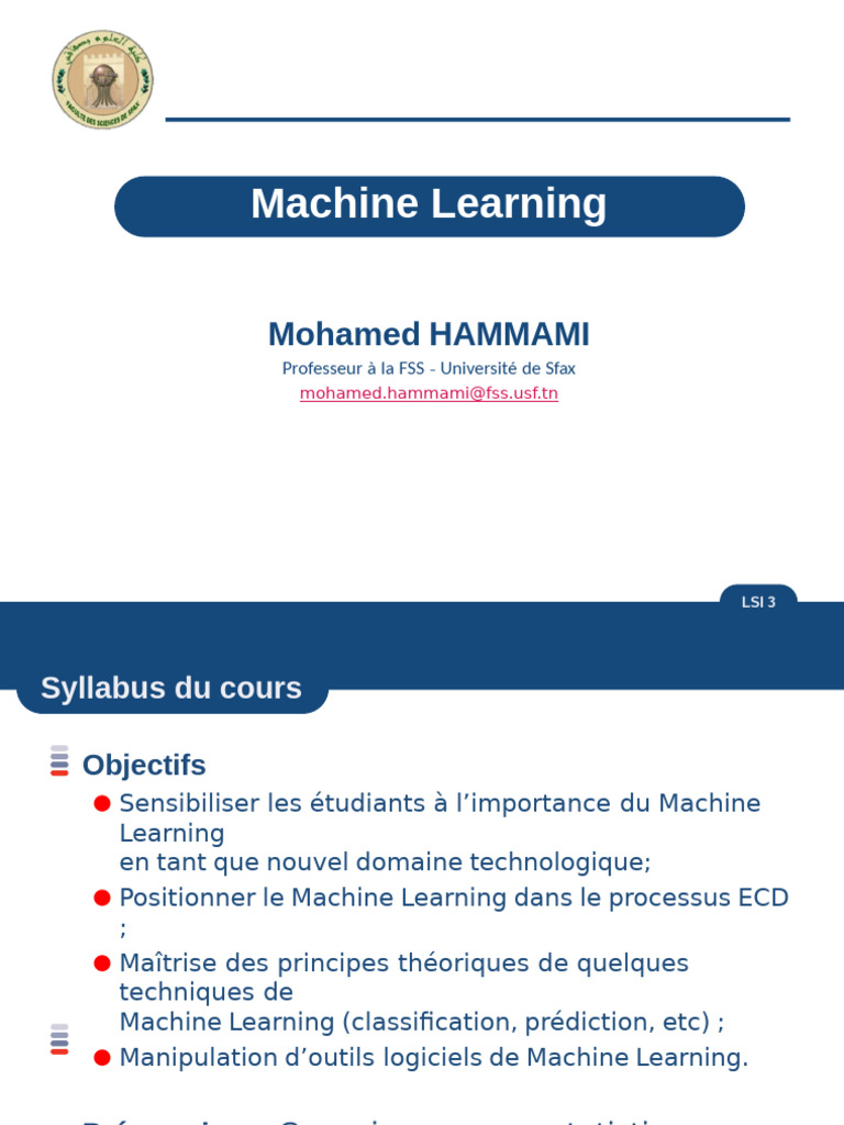 Cours Machine Learning | PDF | Data Mining | Cognitive Science