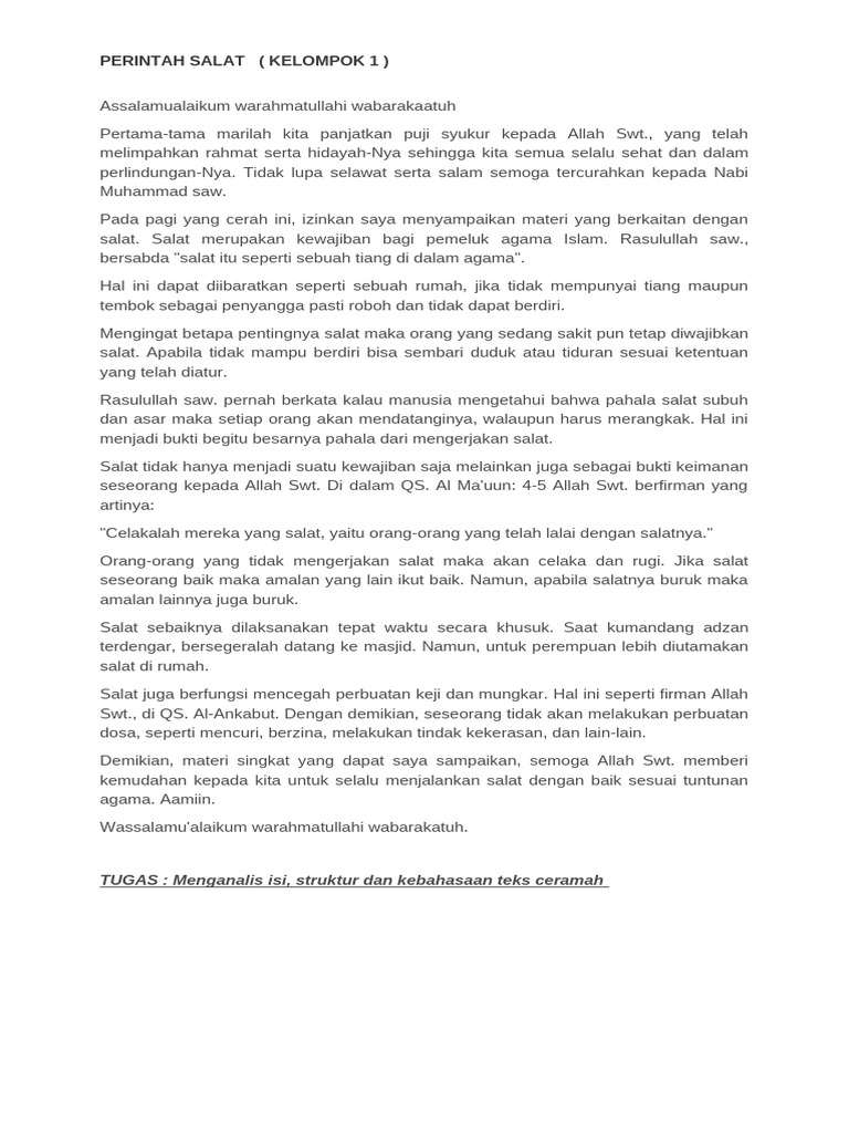 Tugas B.indonesia Kelas Xi Iis 2 Dan Xi Mia | PDF