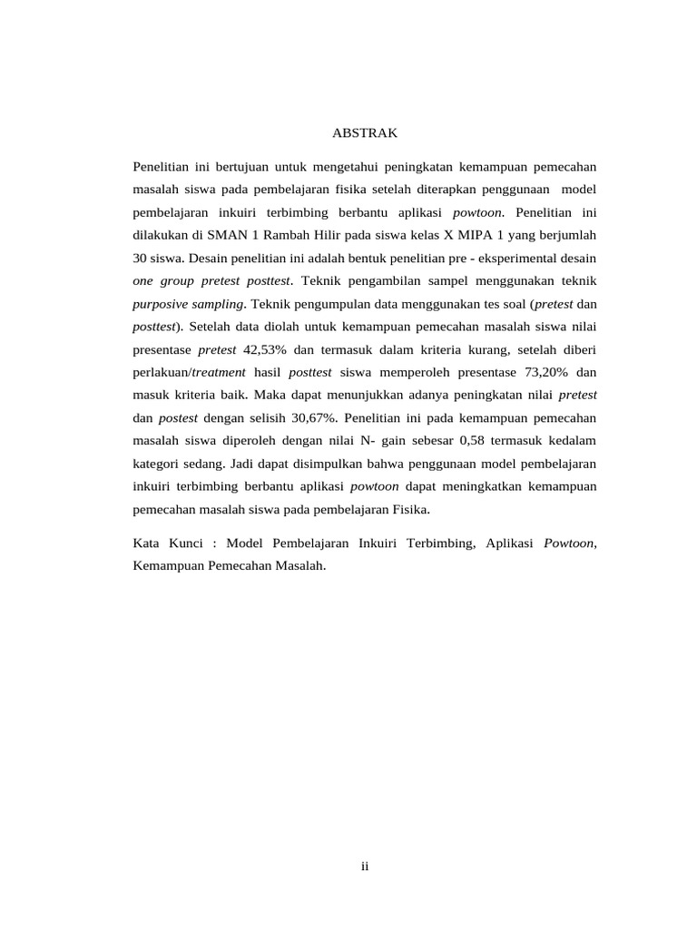 ABSTRAK 1 Jurnal Skripsi | PDF