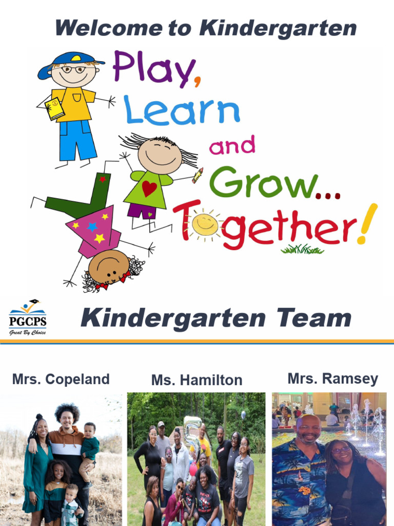 Welcome To Kindergarten | PDF