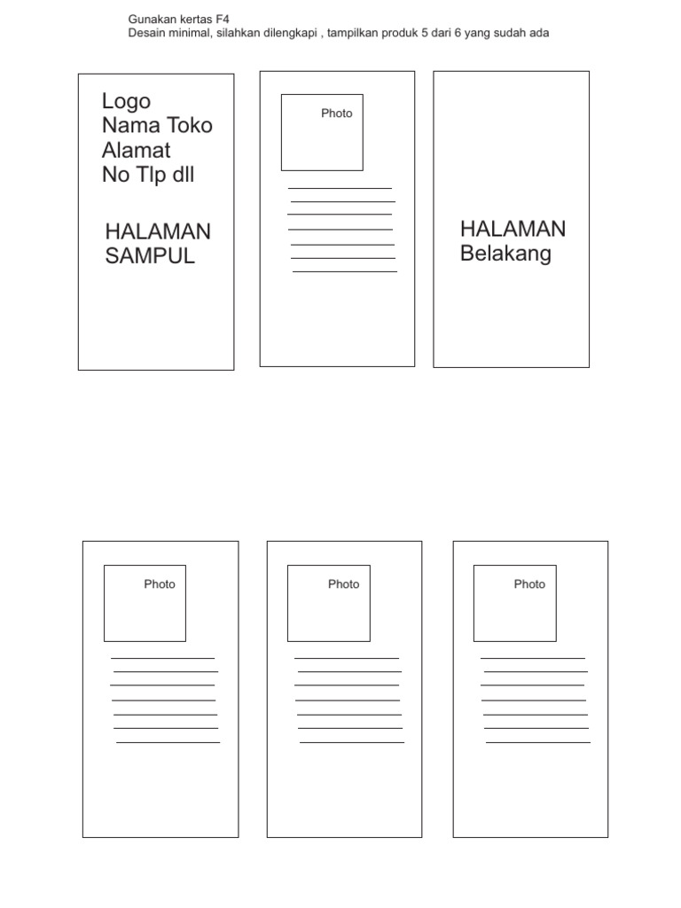Contoh Layout Minimal | PDF