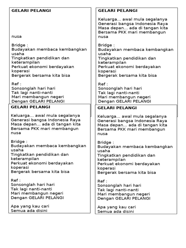 Gelari Pelangi | PDF