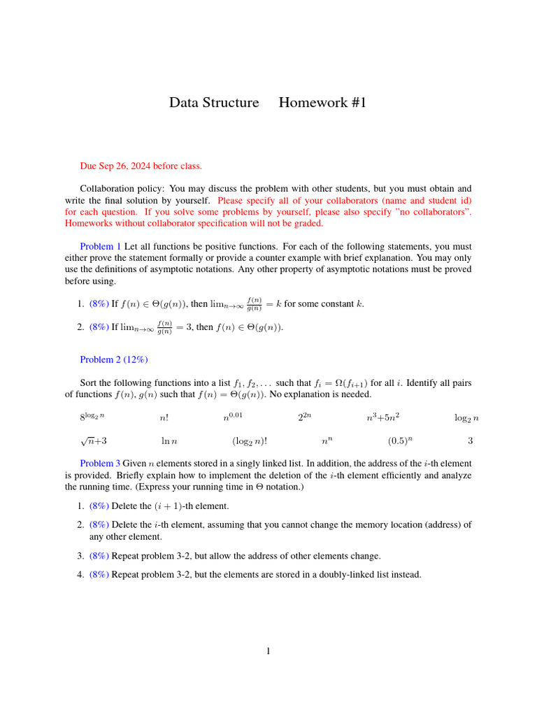 Homework 1 | PDF
