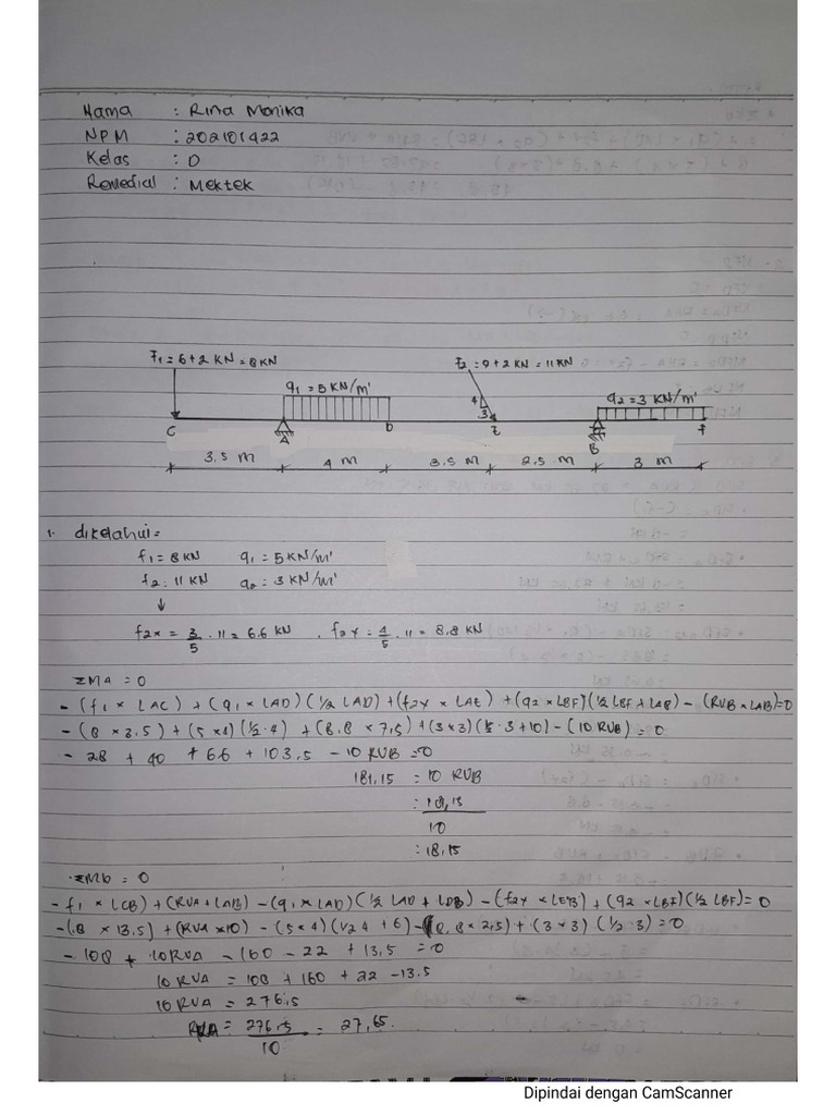 Rina Monika-202101422 Remedial Mektek | PDF