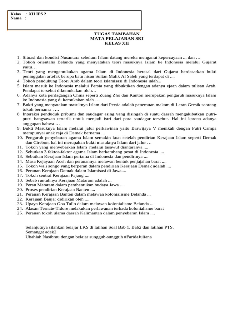 Lat Soal PHT Xii | PDF