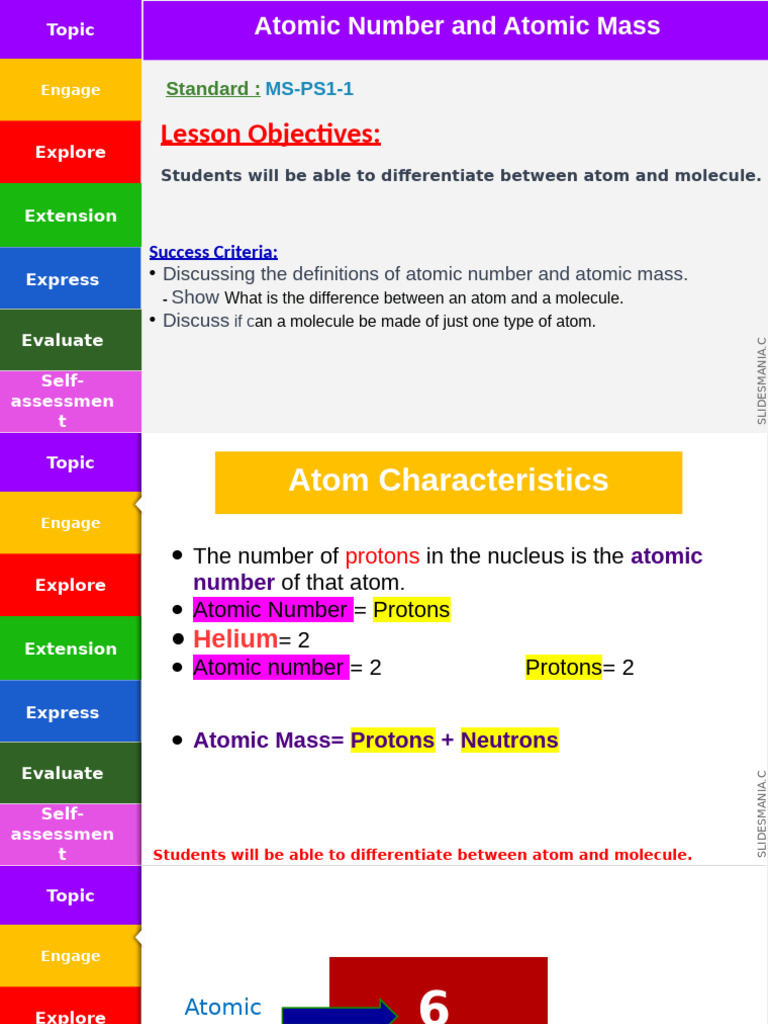 Atomic Number And Atomic Mass Pdf
