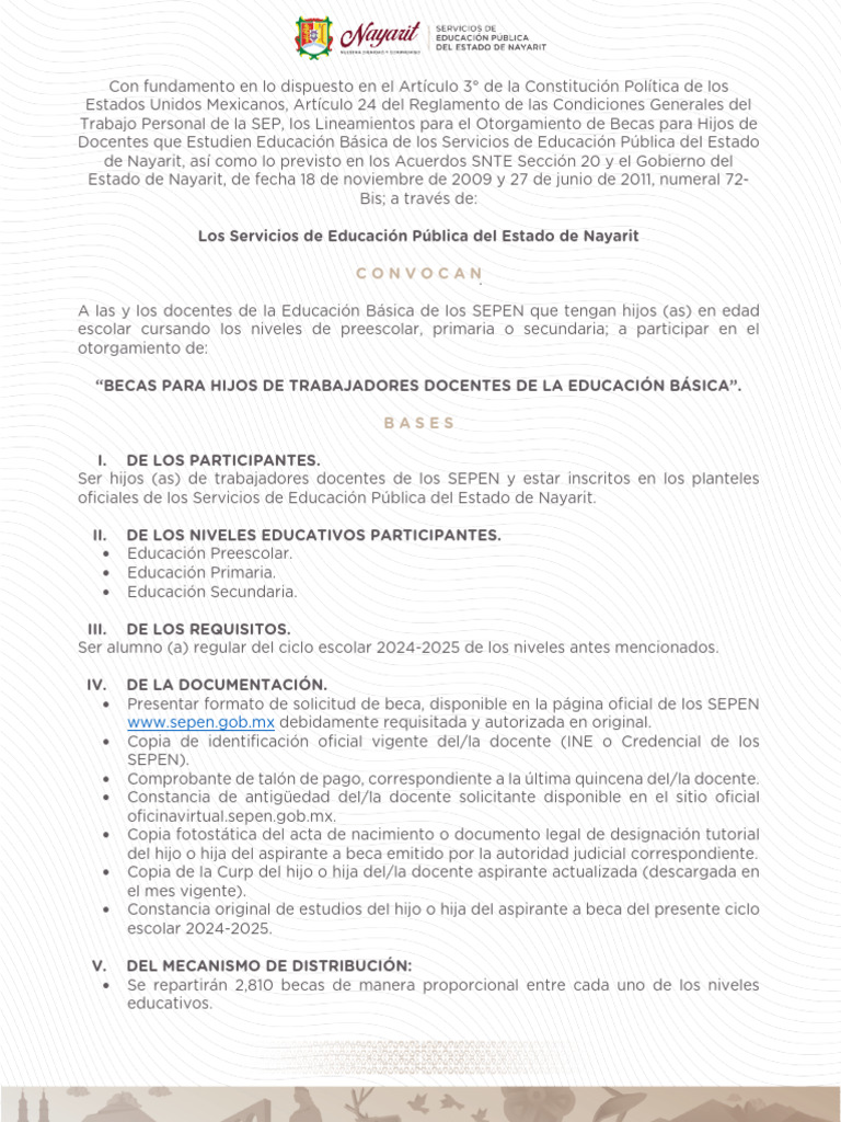 Convocatoria No. 537 | PDF