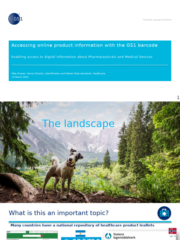 Accessing Online Product Info and GS1 Digital Link IRISS | PDF