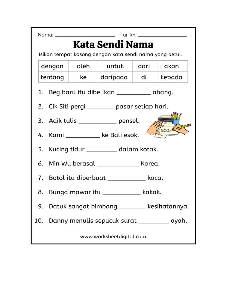 kata sendi nama 1 | PDF