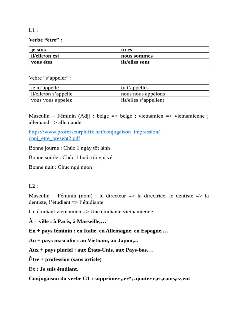 Révision L1-L8 | PDF