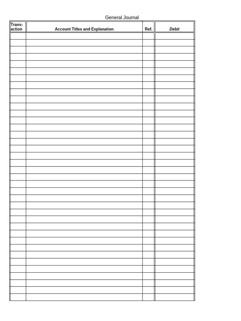 Blank Journal Paper | PDF | Finance & Money Management | Business