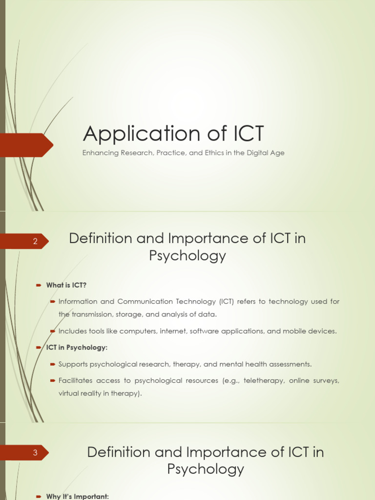 Lecture 01 Application of ICT | PDF | Virtual Reality | Augmented Reality
