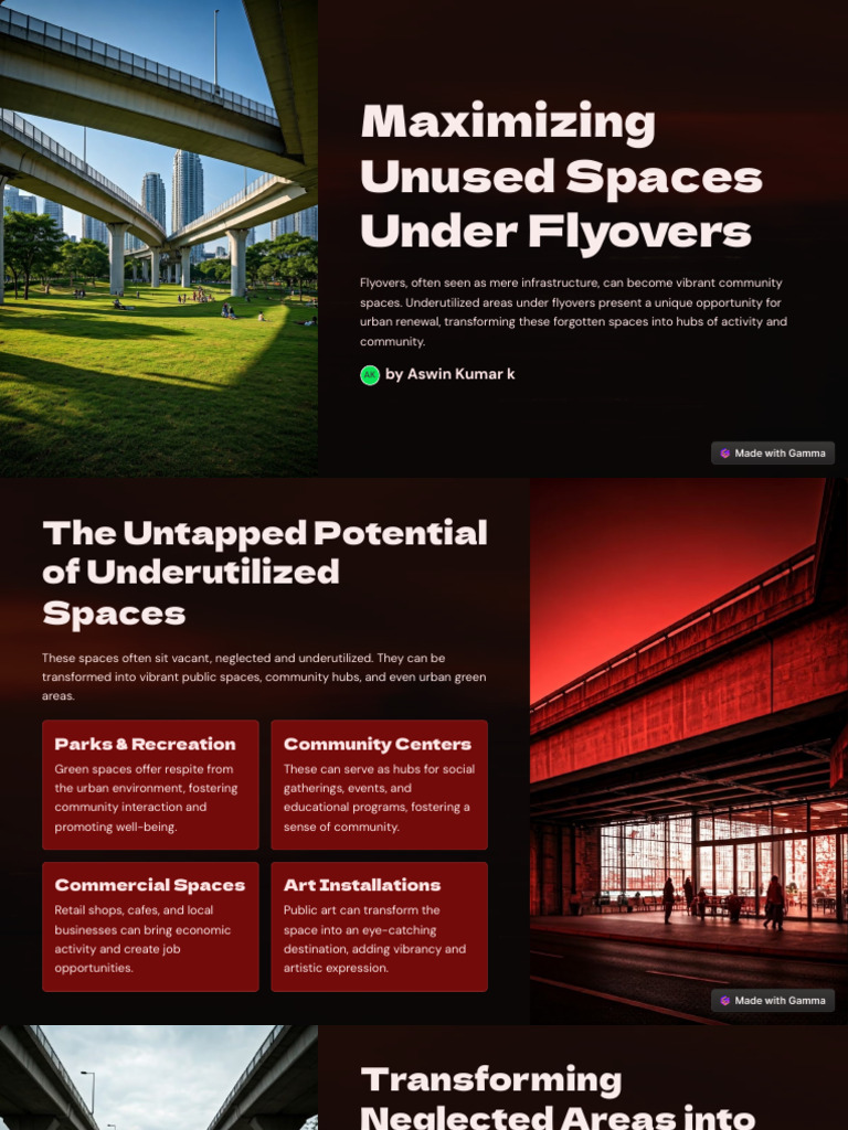 Maximizing Unused Spaces Under Flyovers | PDF