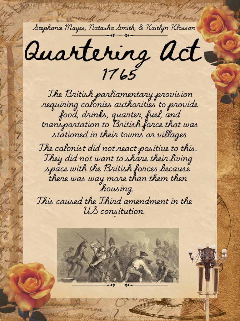 Quartering Act (1765) | PDF
