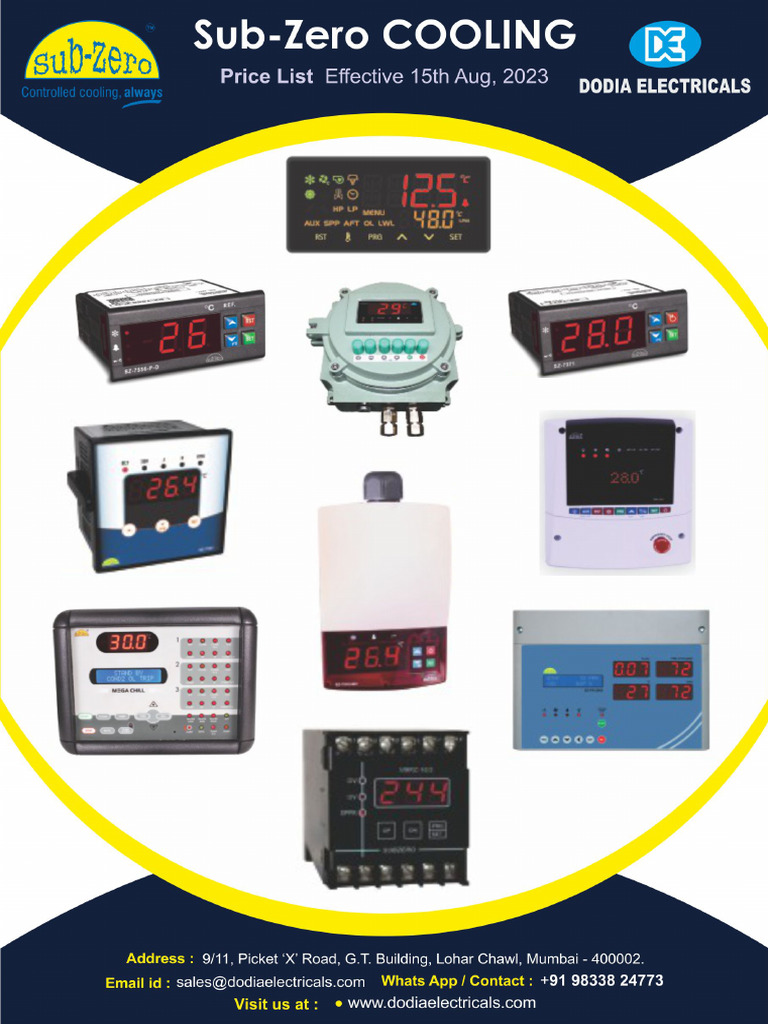Subzero Cooling Price List As of 15-08-2023!4!1 2023 H | PDF