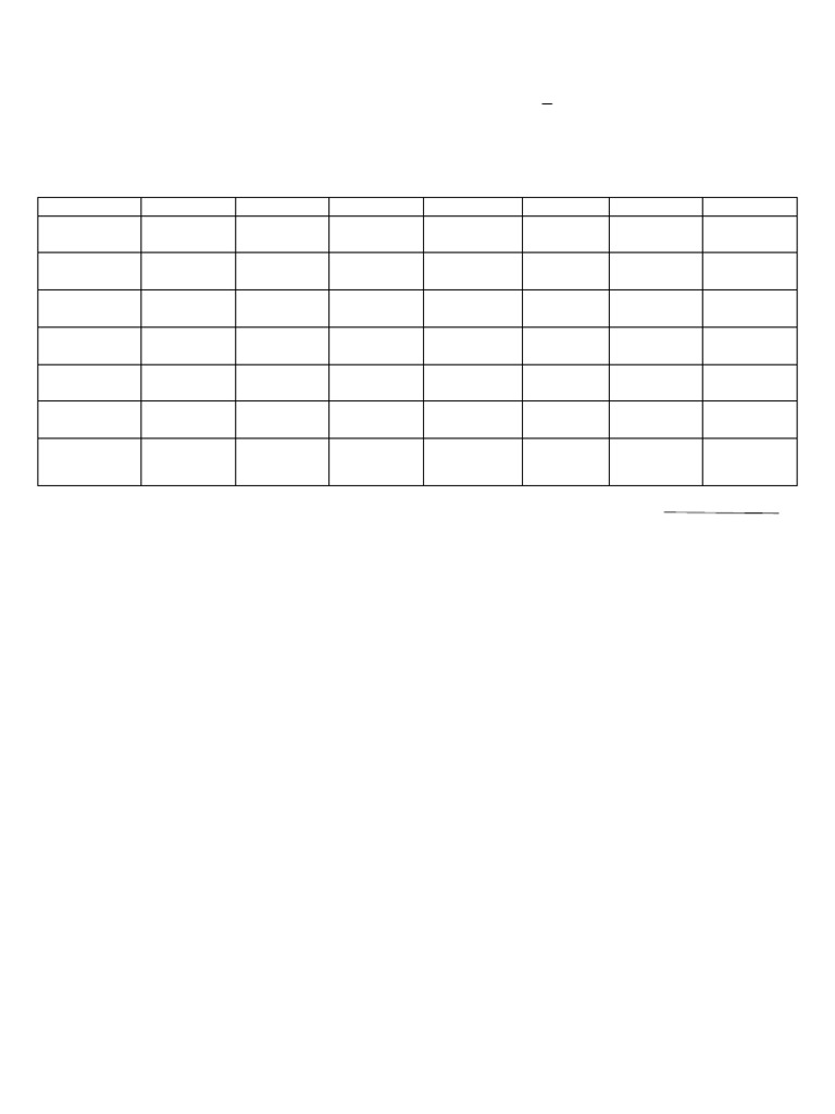 Mid Term Examination Time Table | PDF