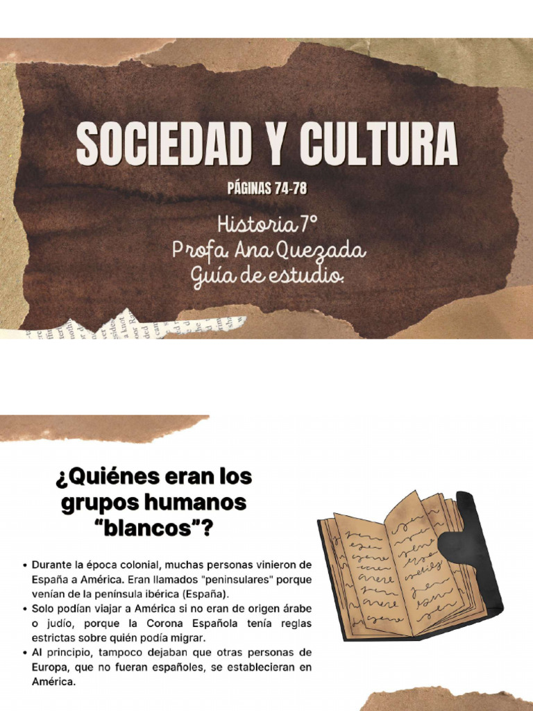 Sociedad y Cultura. | PDF