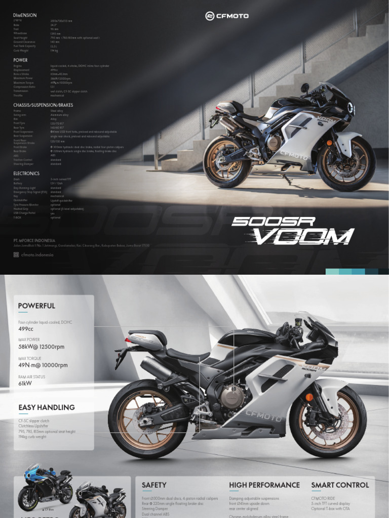 Spec 500sr Voom-96291-2932 1602 | PDF | Anti Lock Braking System | Brake