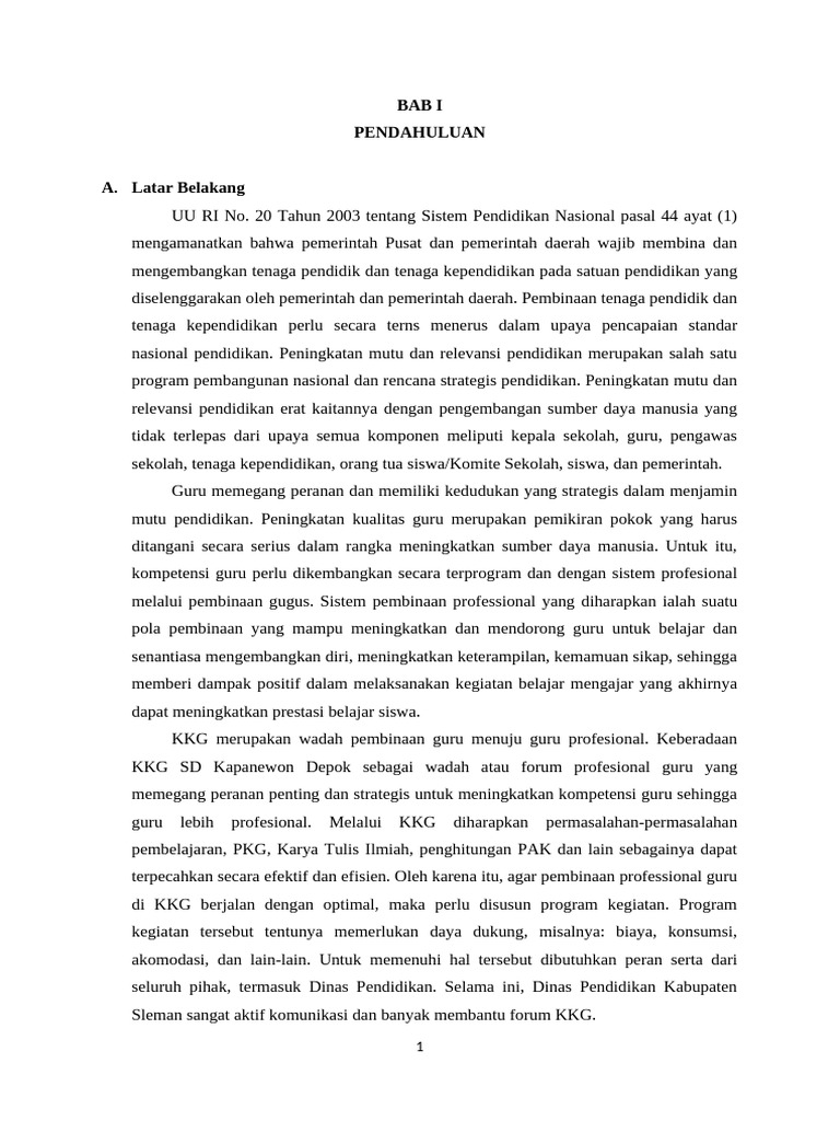 2.laporan KKG Workshop Pembuatan Bank Soal | PDF