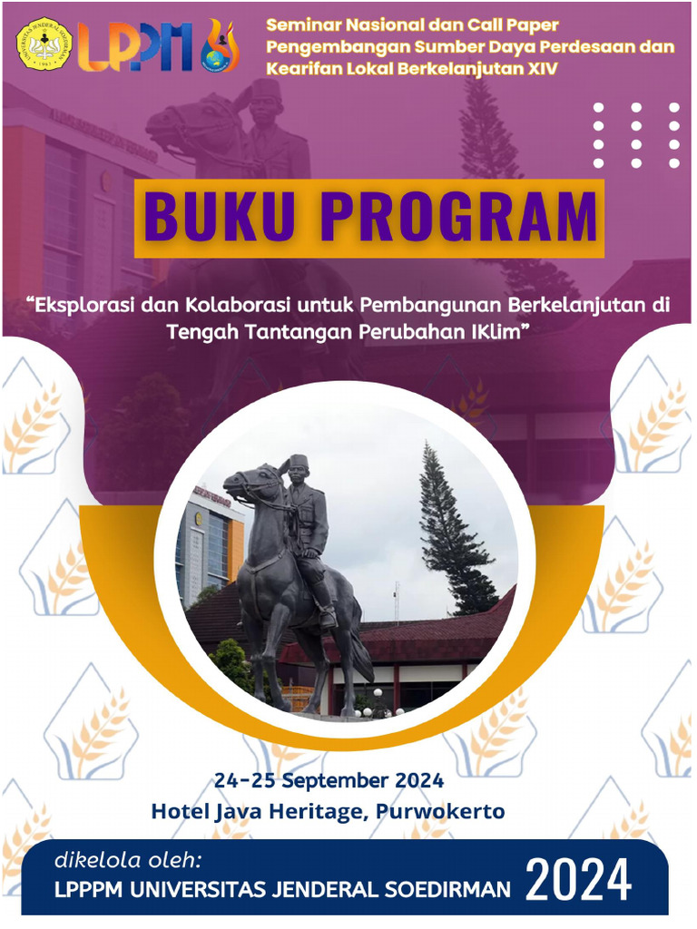 Panduan Semnas LPPM Unsoed 24 | PDF | Kesehatan Holistik | Sains ...