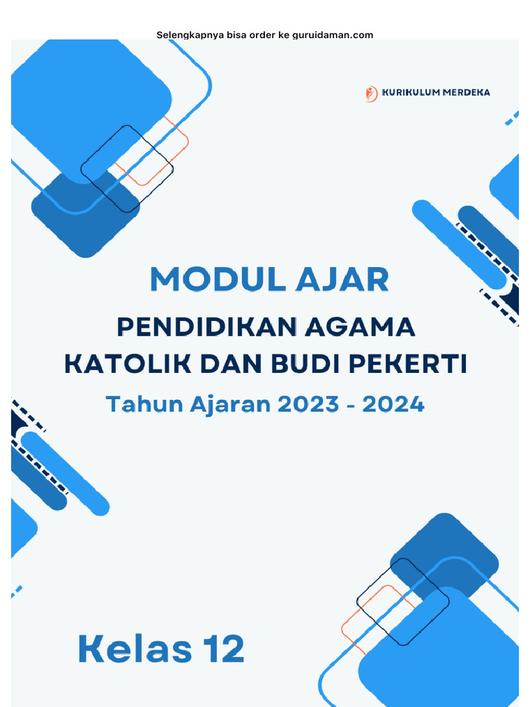 Modul Katolik Kls 12 | PDF