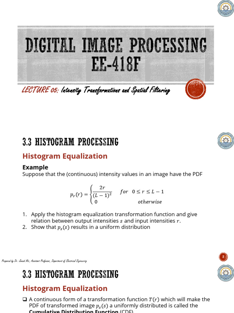 DIP Lecture 05 | PDF