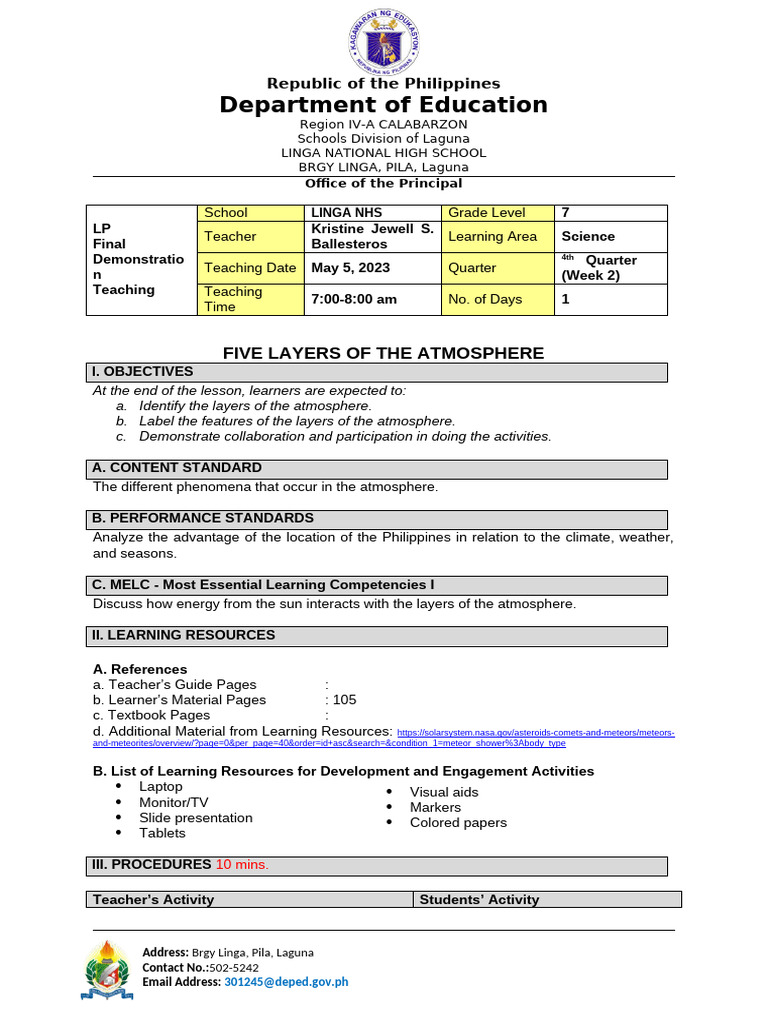 LP Final Demo Detailed Best Copy | PDF