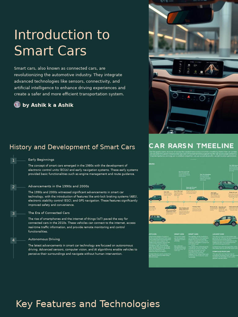 Introduction To Smart Cars | PDF | Automation | Transport