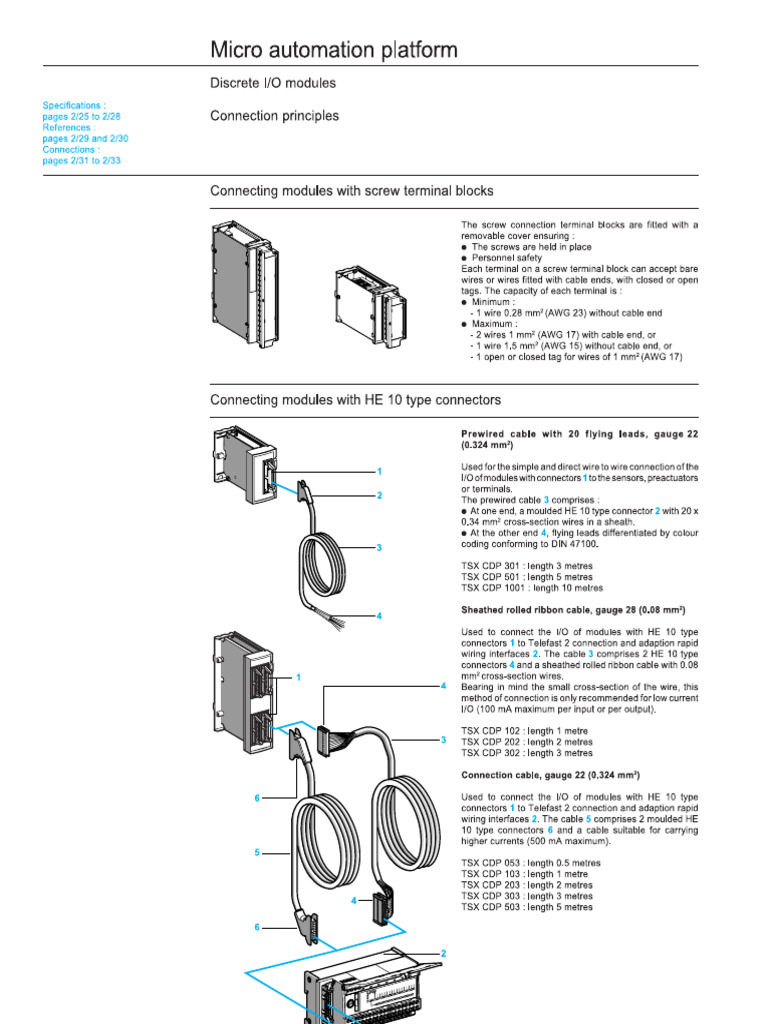 Schneider Micro Controller | PDF