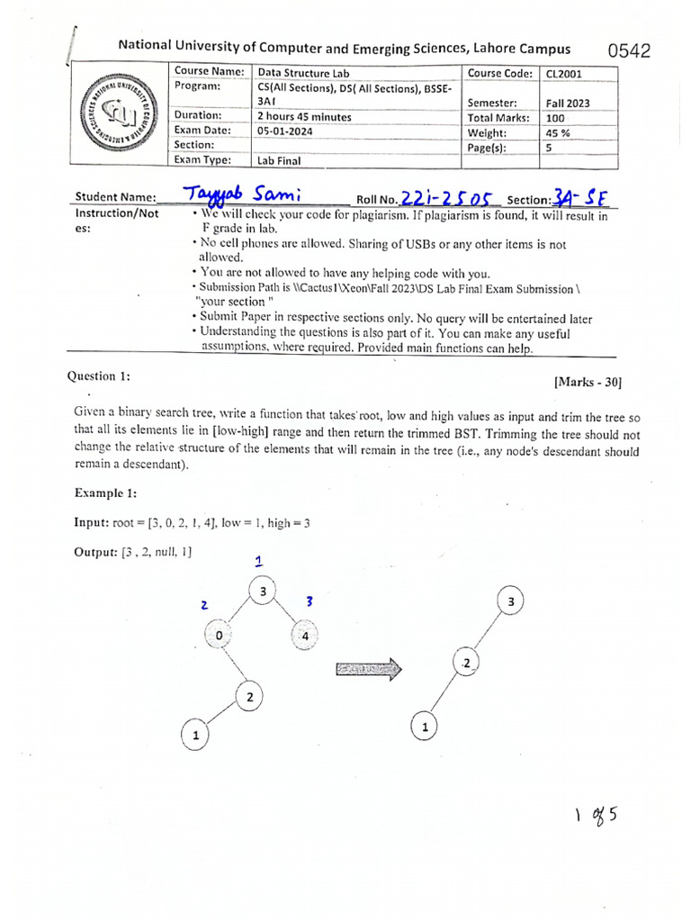 DS_Lab_Fall 2023 | PDF