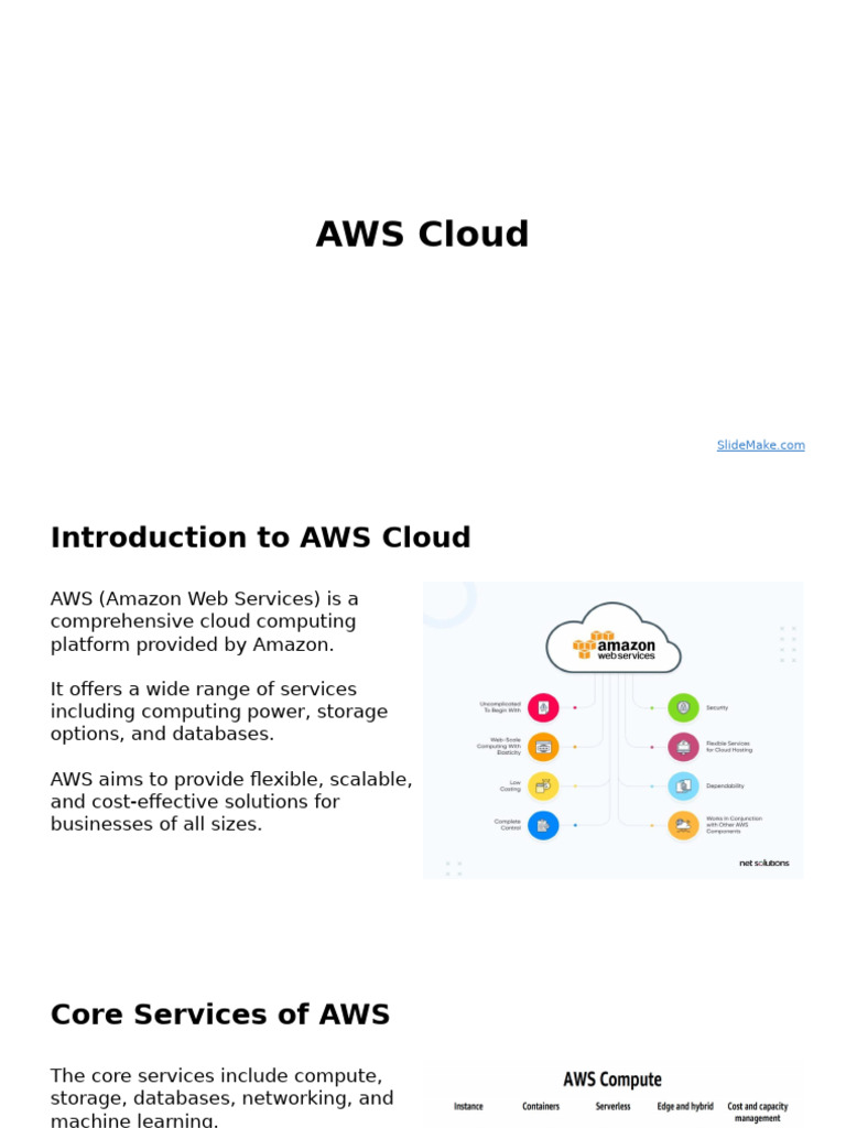 AWS Cloud | PDF