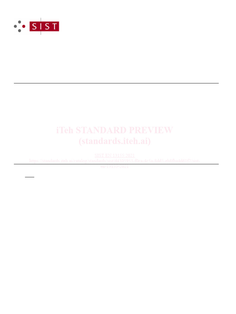 Sist en 13155 2021 | PDF