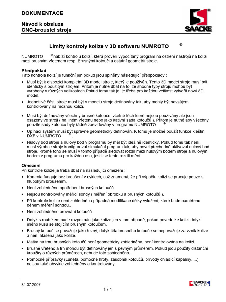 2 4 2 Limity Kontroly Kolize V 3D Softwaru NUMROTOplus | PDF